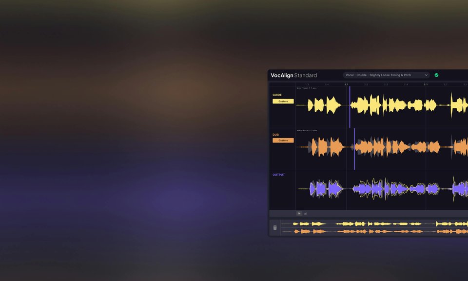 VocAlign Standard - Pro-Grade Vocal Alignment Plugin | LANDR